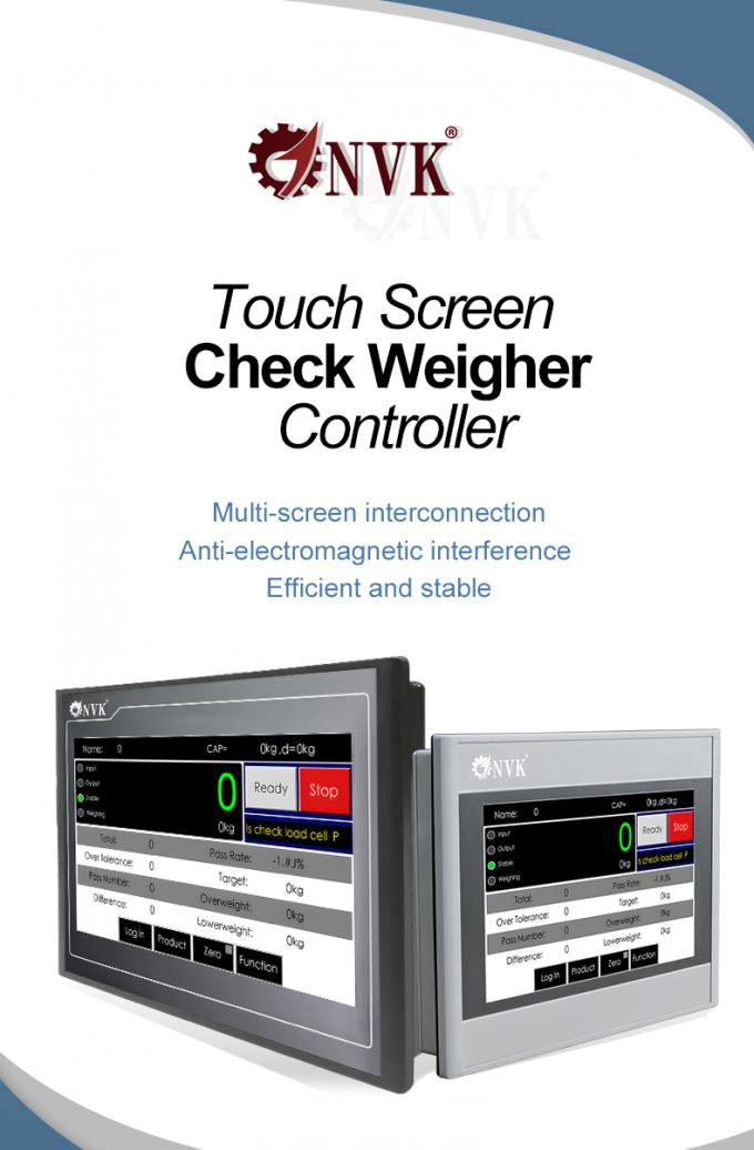 NVK Intelligent High Precision and High Speed Customized Touched Screen Checkweighing System ...