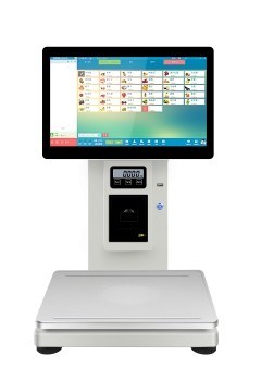 Electronic Weighing Scale With Printer , Touch Screen Label Printing Scale